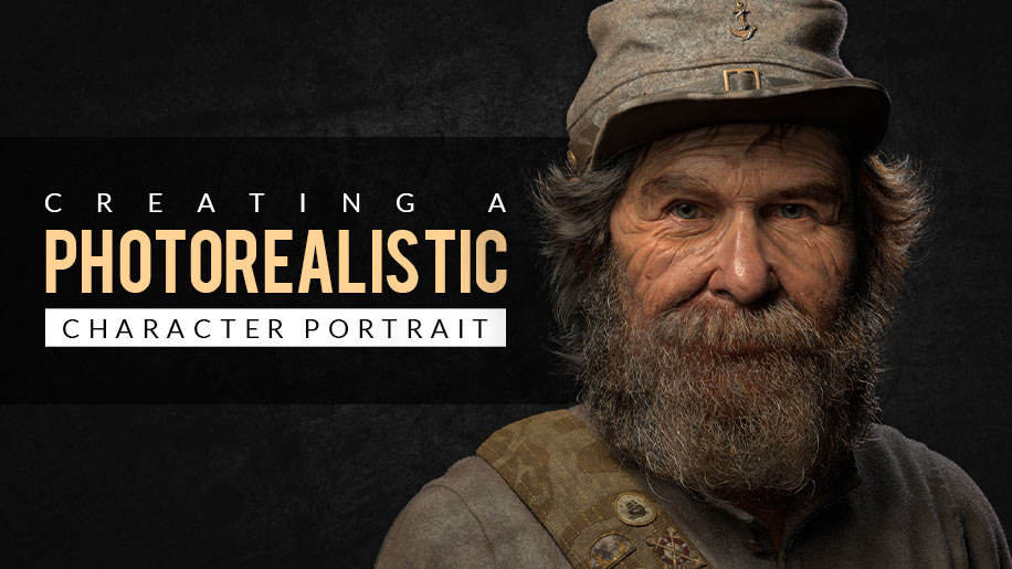wingfox|Creating A Photorealistic Character Portrait_Yiihuu.cc