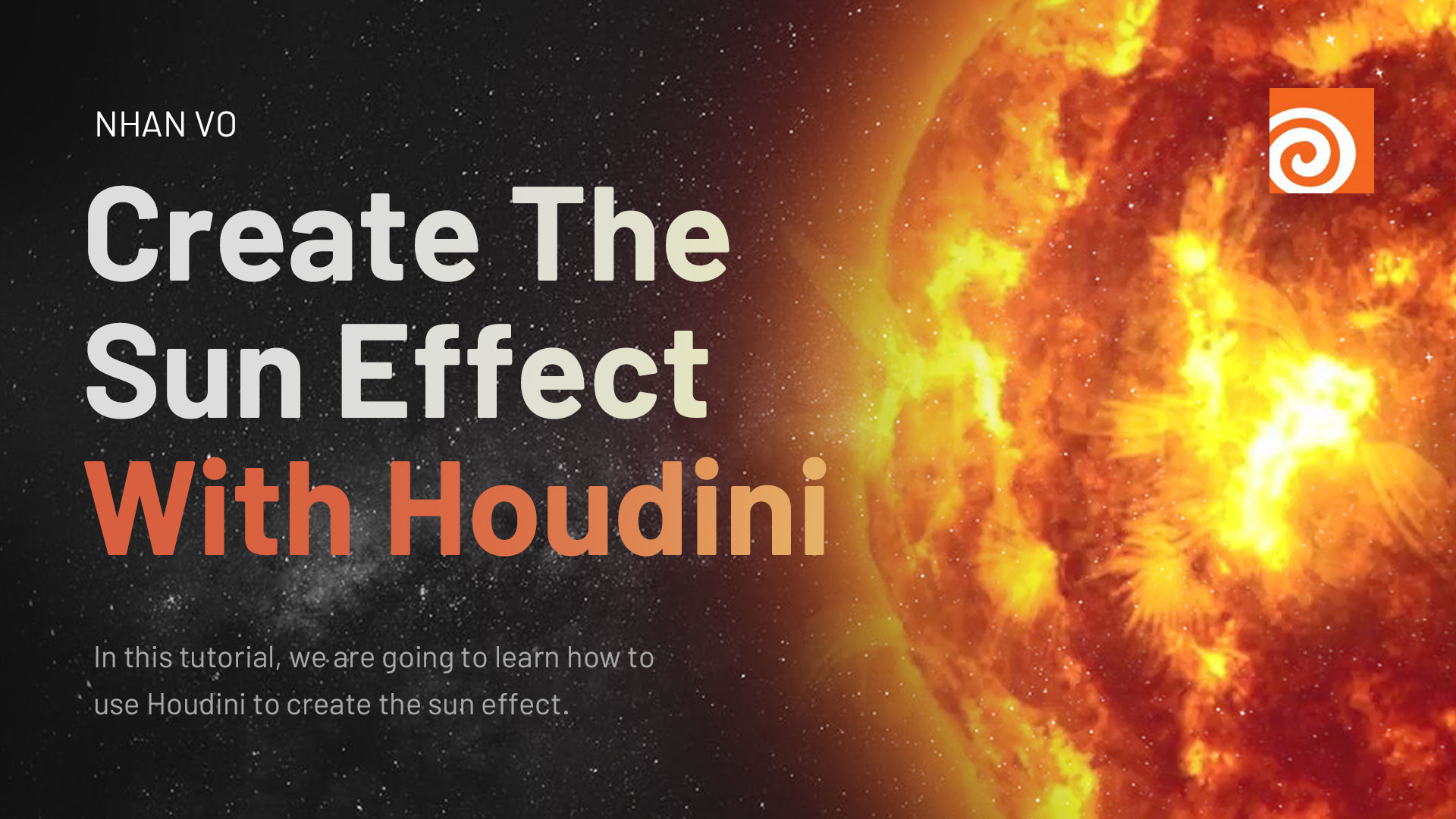 wingfox|Create The Sun Effect With Houdini_Yiihuu.cc