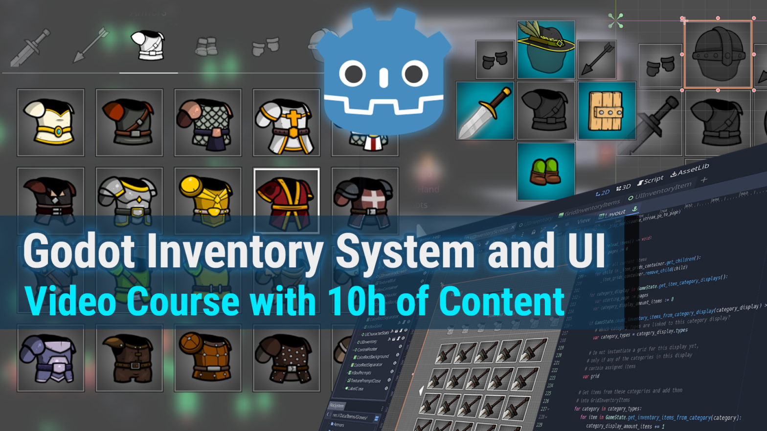 Wingfox Godot Engine User Interfaces Making A Dynamic Inventory 