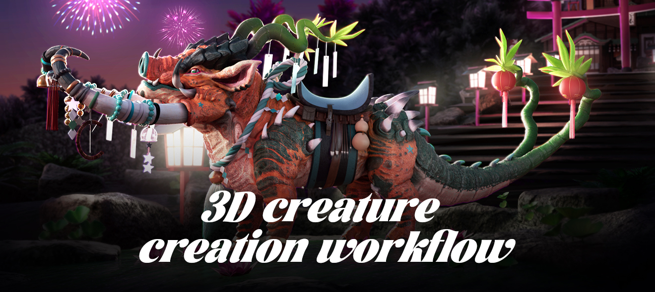 wingfox|3D creature creation workflow_Yiihuu.cc wingfox|3D creature creation workflow_Yiihuu.cc