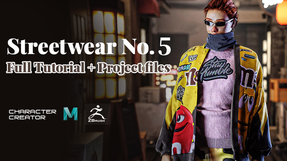 wingfox|Streetwear No.5: Full Tutorial + Project files_Yiihuu.cc