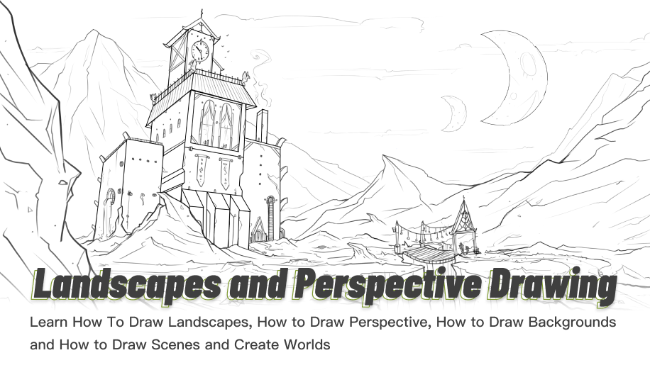 wingfox|Landscapes and Perspective Drawing_Yiihuu.cc