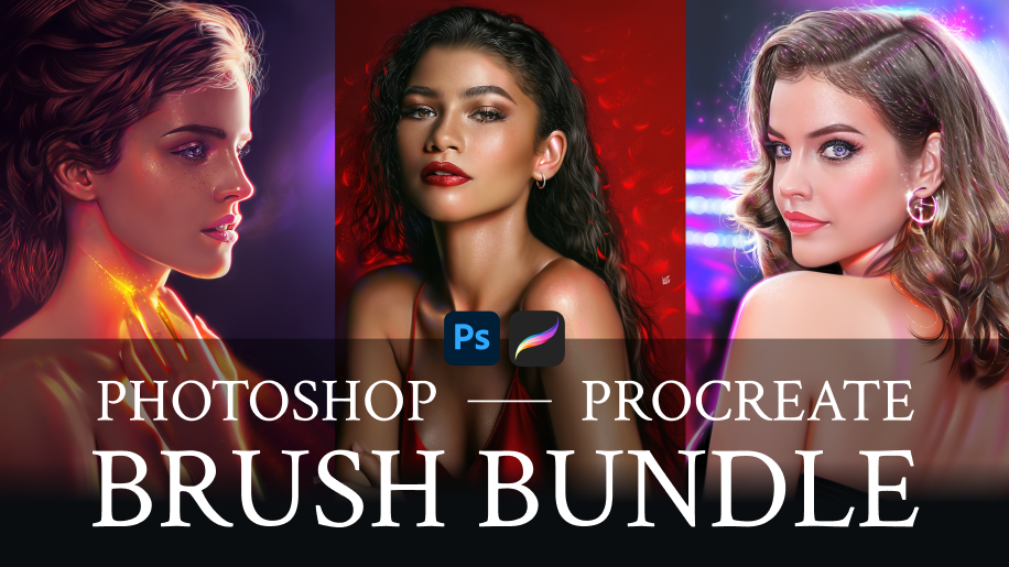 wingfox|Photoshop and Procreate Essential Brush Bundle_Yiihuu.cc