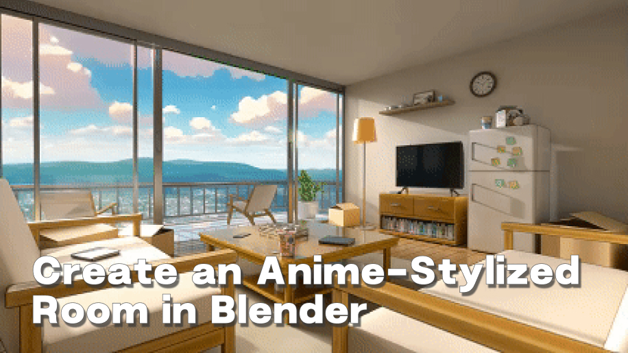 Blender Stylized Environment| Anime-Stylized Room Creation