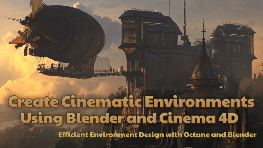 wingfox|Create Cinematic Environments Using Blender and Cinema 4D_Yiihuu.cc