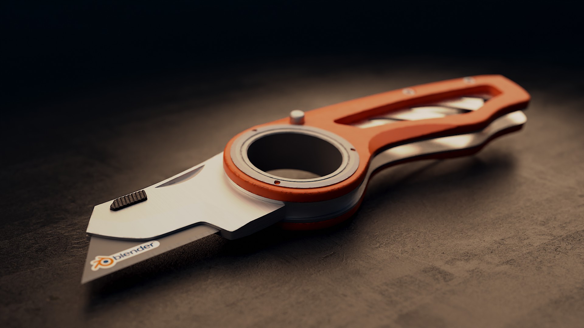 wingfox|BLENDER: Learn how to create utility knife from A to Z_Yiihuu.cc
