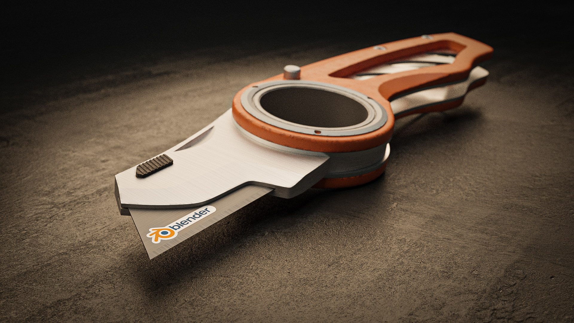 wingfox|BLENDER: Learn how to create utility knife from A to Z_Yiihuu.cc