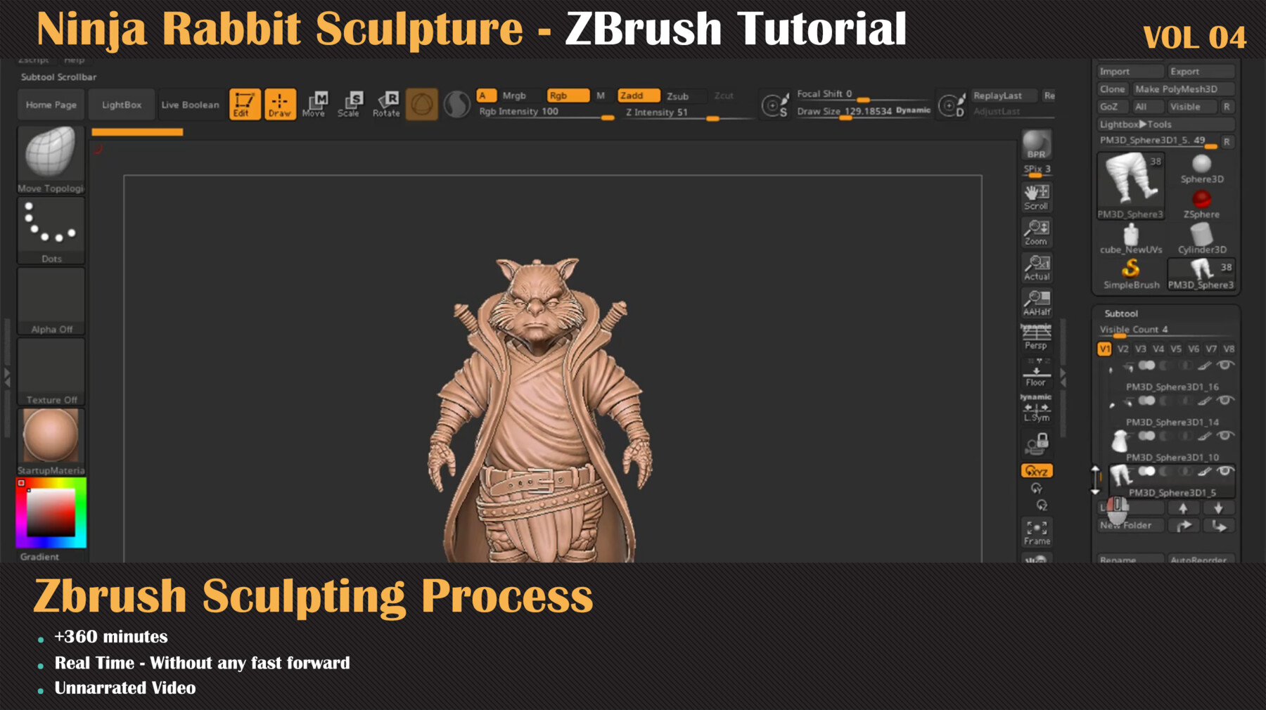 wingfox|Ninja Rabbit - ZBrush Sculpture Series Vol5_Yiihuu.cc