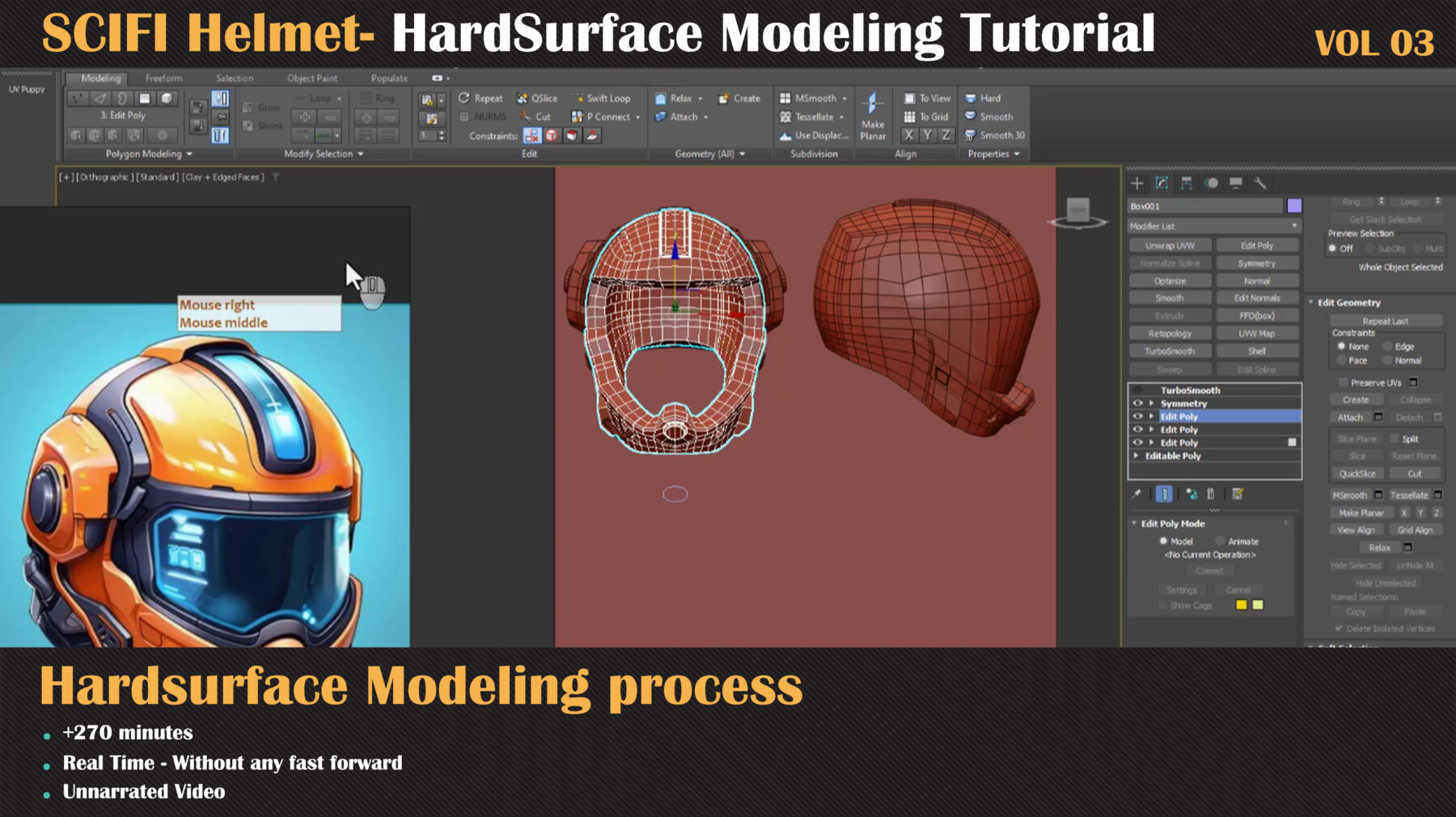 wingfox|Hardsurface Tutorial Collection Vol3 - Scifi Helmet_Yiihuu.cc