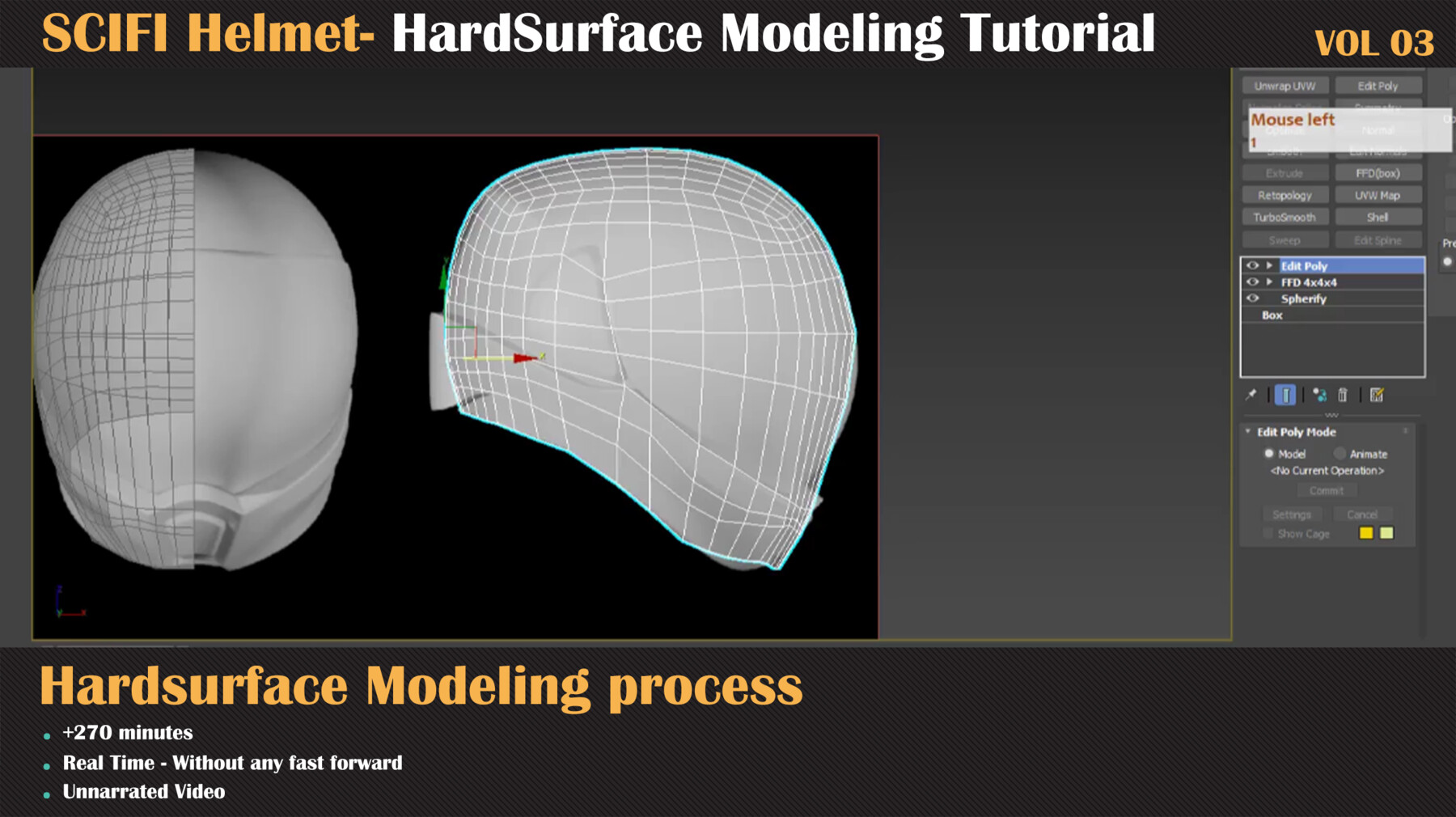 wingfox|Hardsurface Tutorial Collection Vol3 - Scifi Helmet_Yiihuu.cc