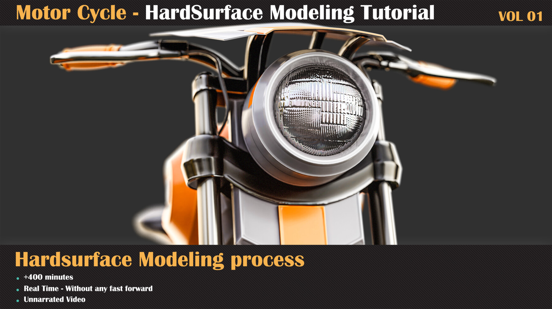 wingfox|Hard surface Tutorial Collection Vol1 - Motorcycle_Yiihuu.cc