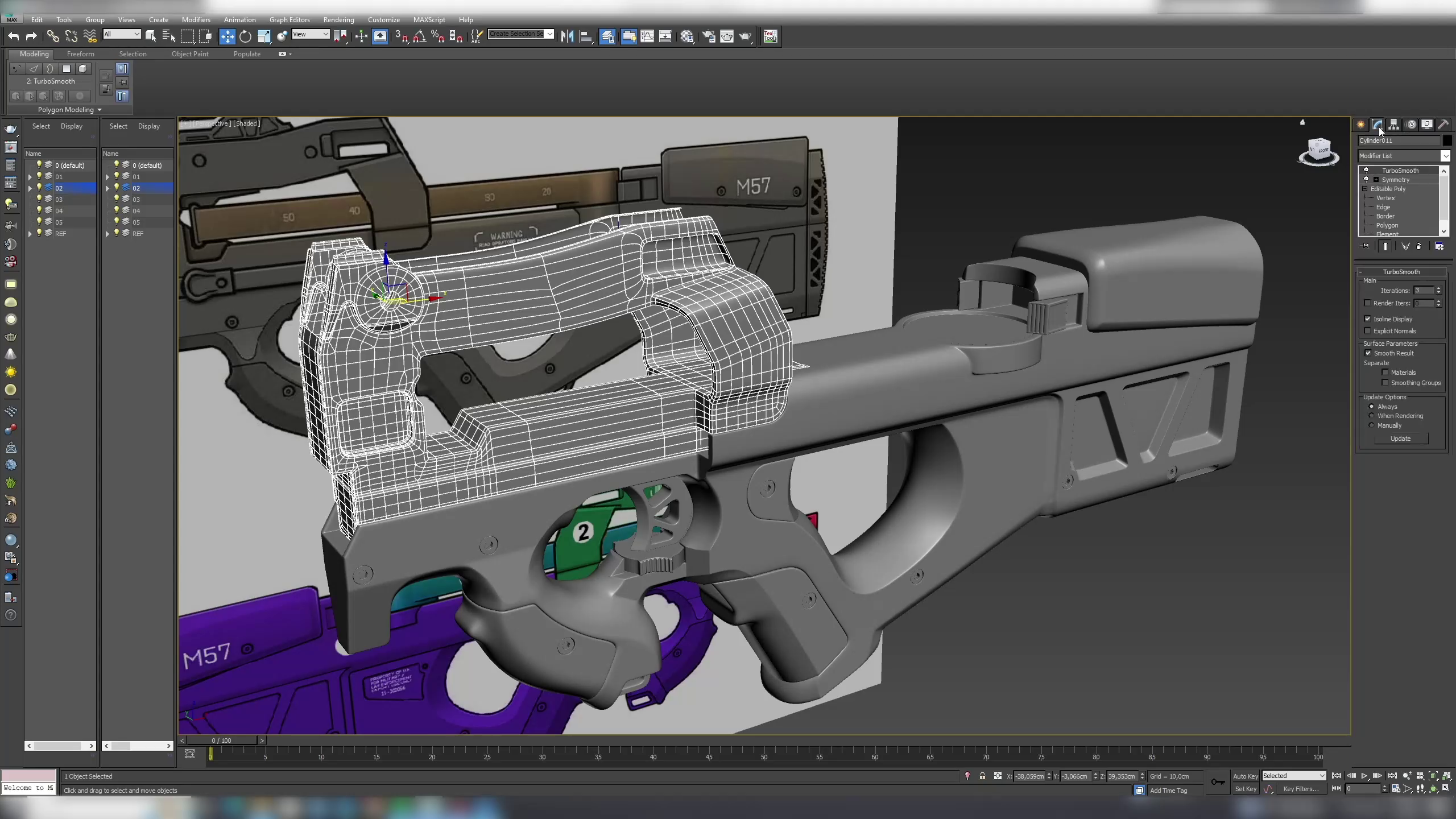 wingfox|Hard Surface Weapon Modeling with 3ds Max_Yiihuu.cc