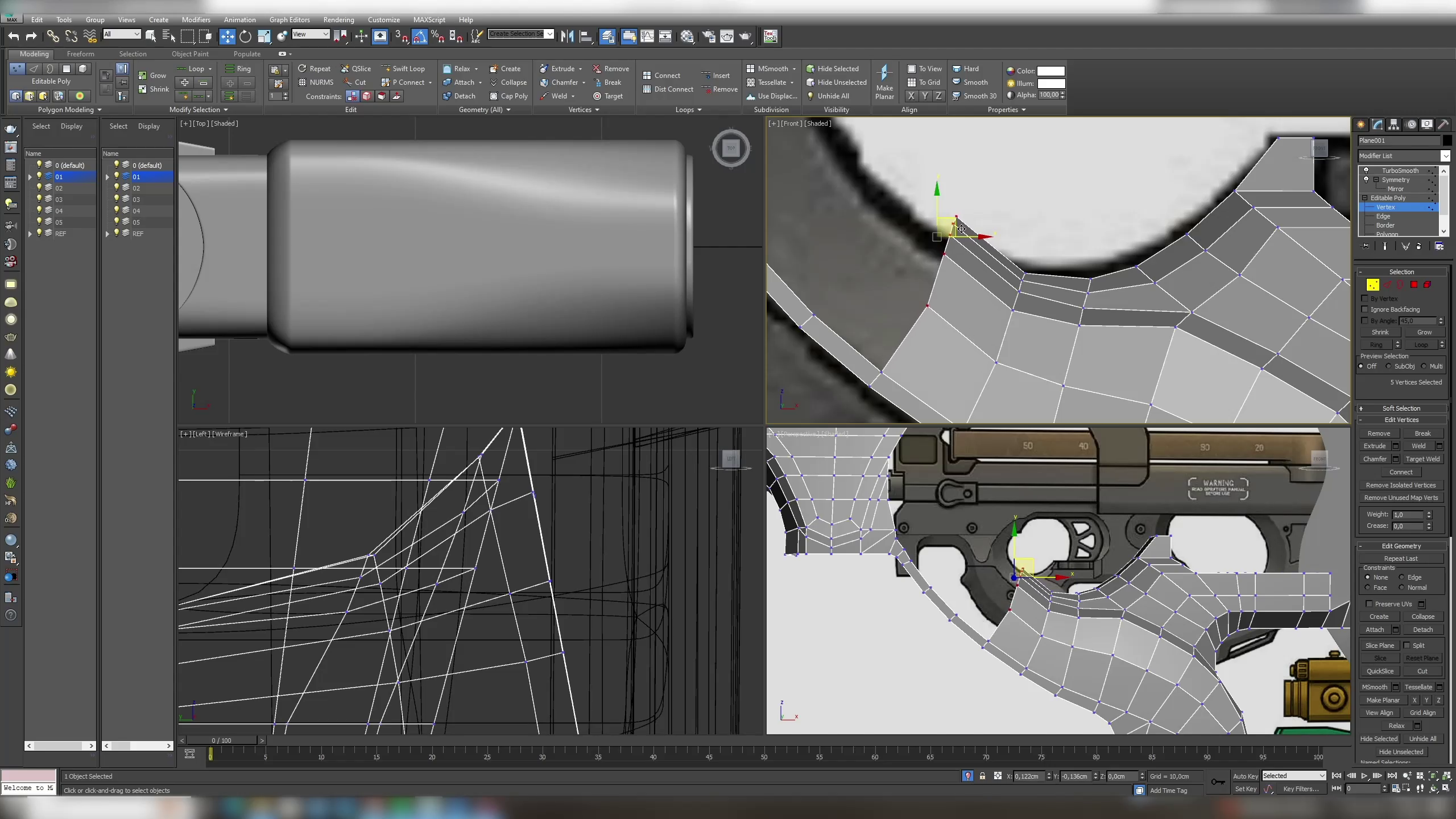 wingfox|Hard Surface Weapon Modeling with 3ds Max_Yiihuu.cc