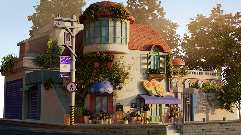 wingfox|3D Stylized_EnvironmentCourse_Yiihuu.cc